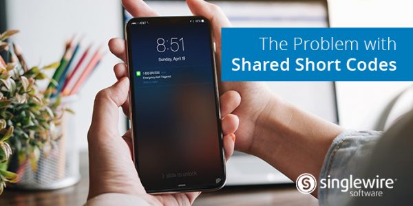 Emergency Text Alert System and Shared Short Codes