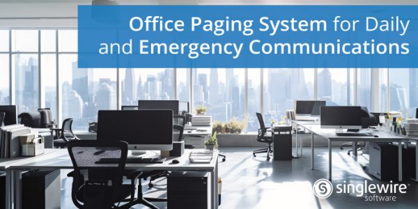 Office Paging System for Daily and Emergency Communications ...