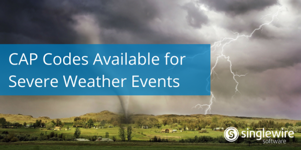 Severe Weather Monitoring with Inbound CAP Event Codes